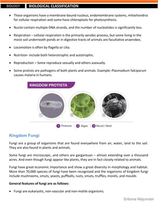 CBSE Grade 11 Science(Biology) Ch 2 Biological Classification Notes | PDF