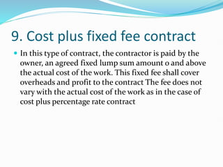 Chapter-2 Construction Contract. Subject code:3160614ptx | PPTX ...