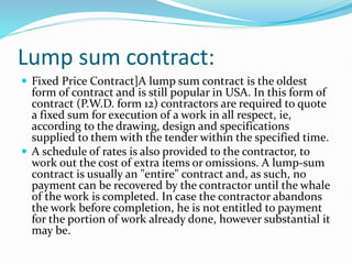Chapter-2 Construction Contract. Subject code:3160614ptx | PPTX ...