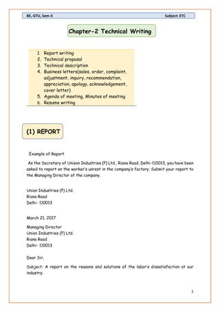 Chapter 2 TECHNICAL WRITING ETC | PDF