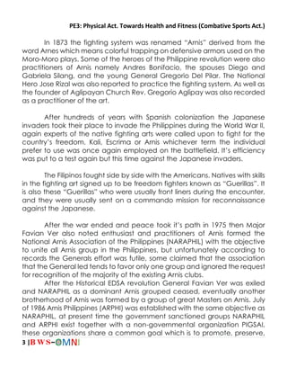 CHAPTER-2 Histroy of Arnis .pdf Filipino | PDF