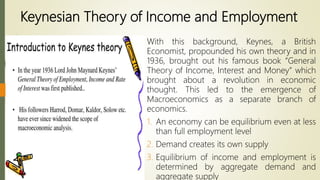 Income and Employment | PPTX