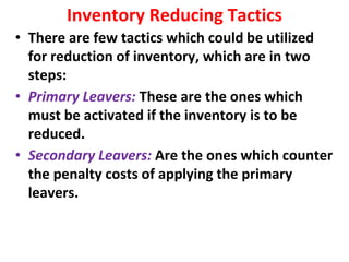 Chapter 2 inventory management in lean operations | PPTX