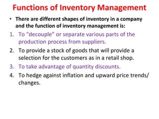 Chapter 2 inventory management in lean operations | PPTX