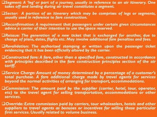 Chapter 2 Local Currency Fares and Ticketing Terminology (Computerized ...