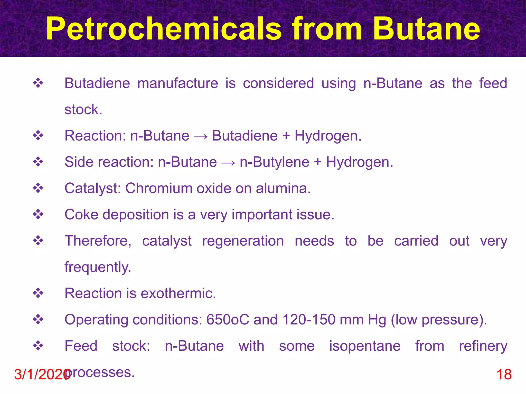 Chapter 2: Main petrochemicals | PPTX