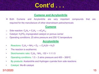 Chapter 2: Main petrochemicals | PPT