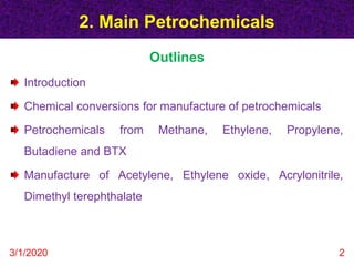 Chapter 2: Main petrochemicals | PPTX