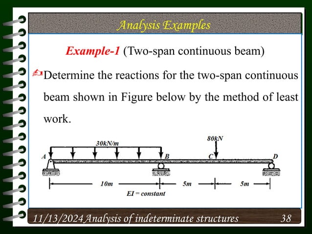 Chapter-2 Part-1 Analysis of indeterminate structures(Energy Method).pptx