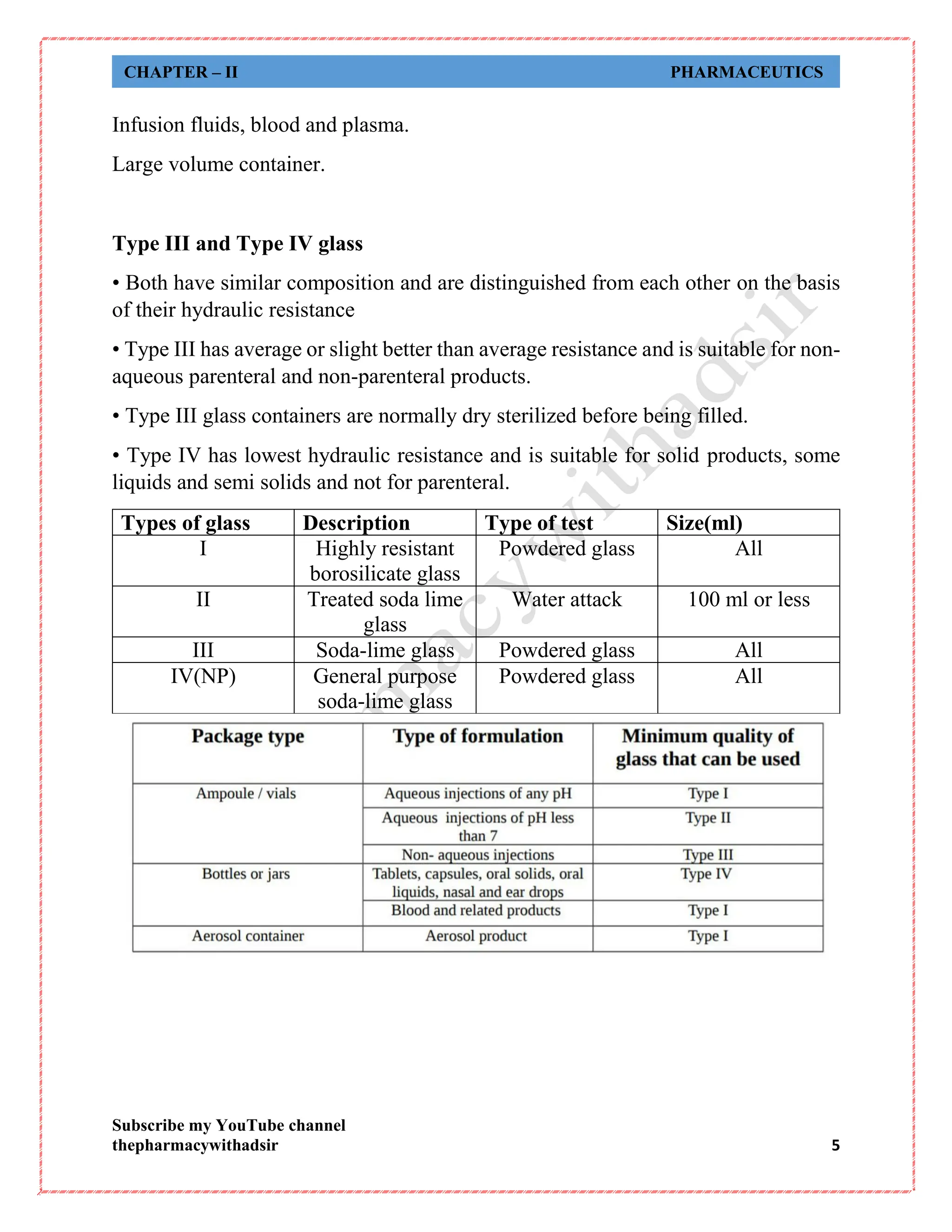 Packaging material in pharmacy , (Pharmaceutics) | PDF