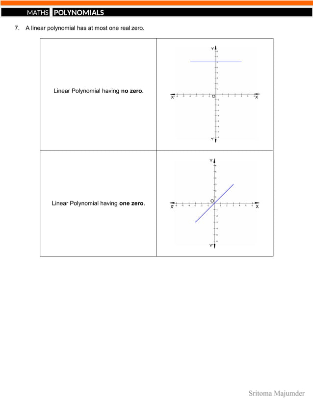 CBSE - Grade 10 - Mathematics - Ch 2 - Polynomials - Notes (PDF Format ...