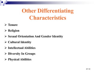 Diversity In Organizations, Chapter-2, Organizational Behavior | PDF