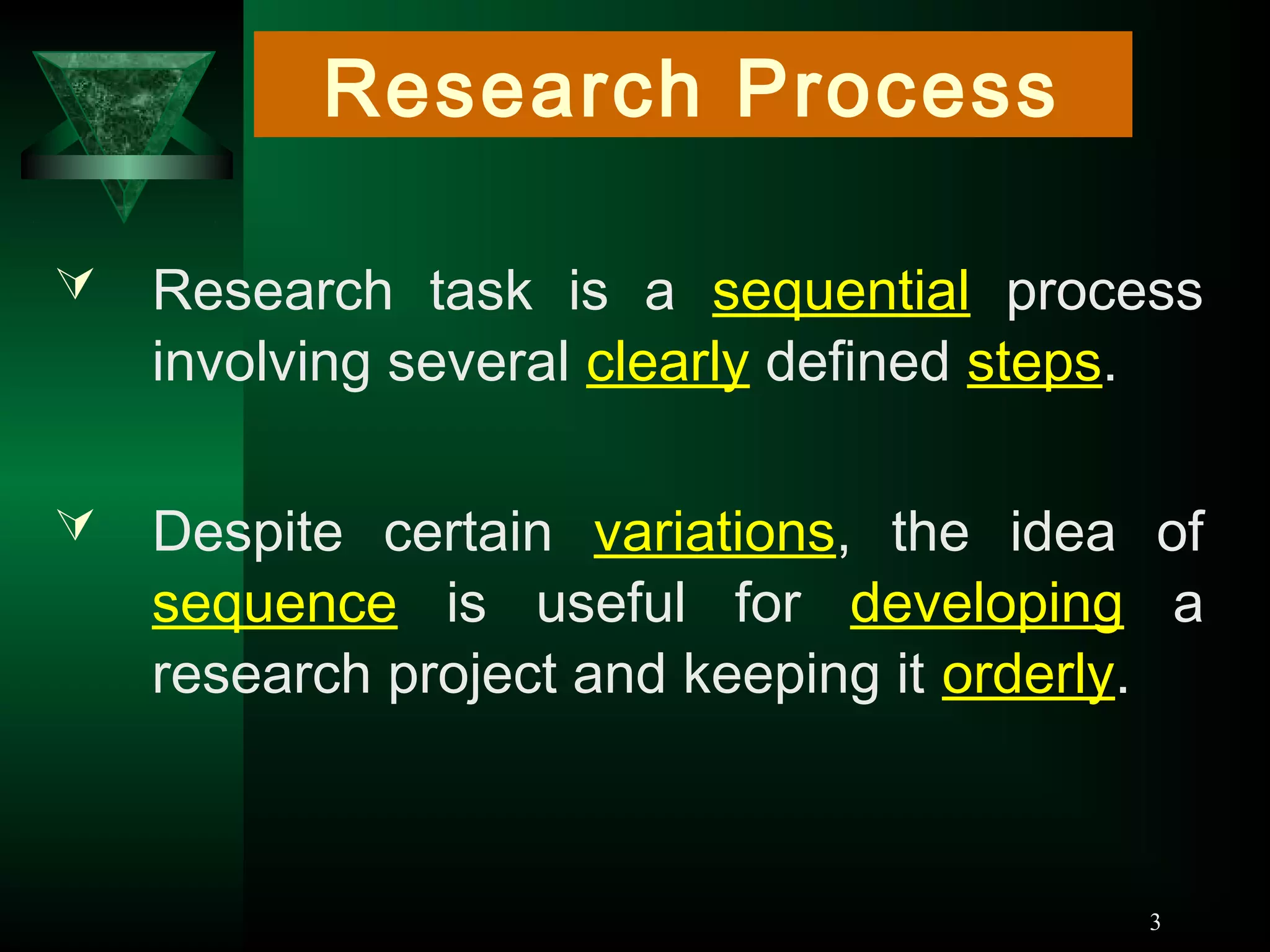 Chapter 2 (research process) | PPT
