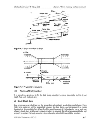 Chapter-2 River Training Works.pd hydraulic structure | PDF