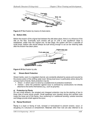 Chapter-2 River Training Works.pd hydraulic structure | PDF