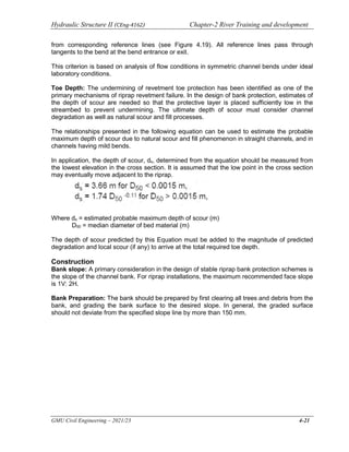 Chapter-2 River Training Works.pd hydraulic structure | PDF