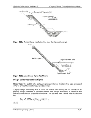 Chapter-2 River Training Works.pd hydraulic structure | PDF