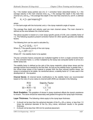 Chapter-2 River Training Works.pd hydraulic structure | PDF