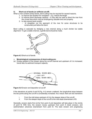 Chapter-2 River Training Works.pd hydraulic structure | PDF