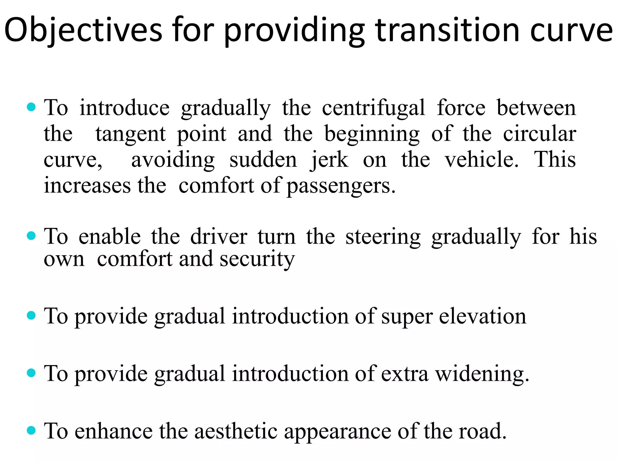 Chapter 2 Road geometrics | PPTX