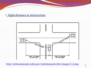 Chapter 2 Road geometrics | PPTX