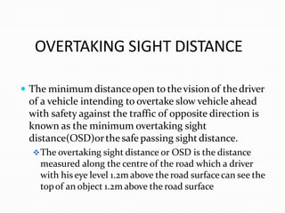 Chapter 2 Road geometrics | PPTX
