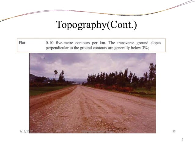 Chapter 2 Road geometrics | PPTX