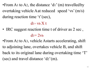 Chapter 2 Road geometrics | PPTX