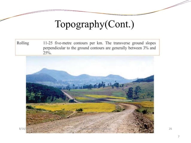 Chapter 2 Road geometrics | PPTX
