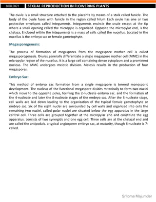 CBSE - Grade 12 - Science - Biology - Ch -2 - Sexual Reproduction In ...