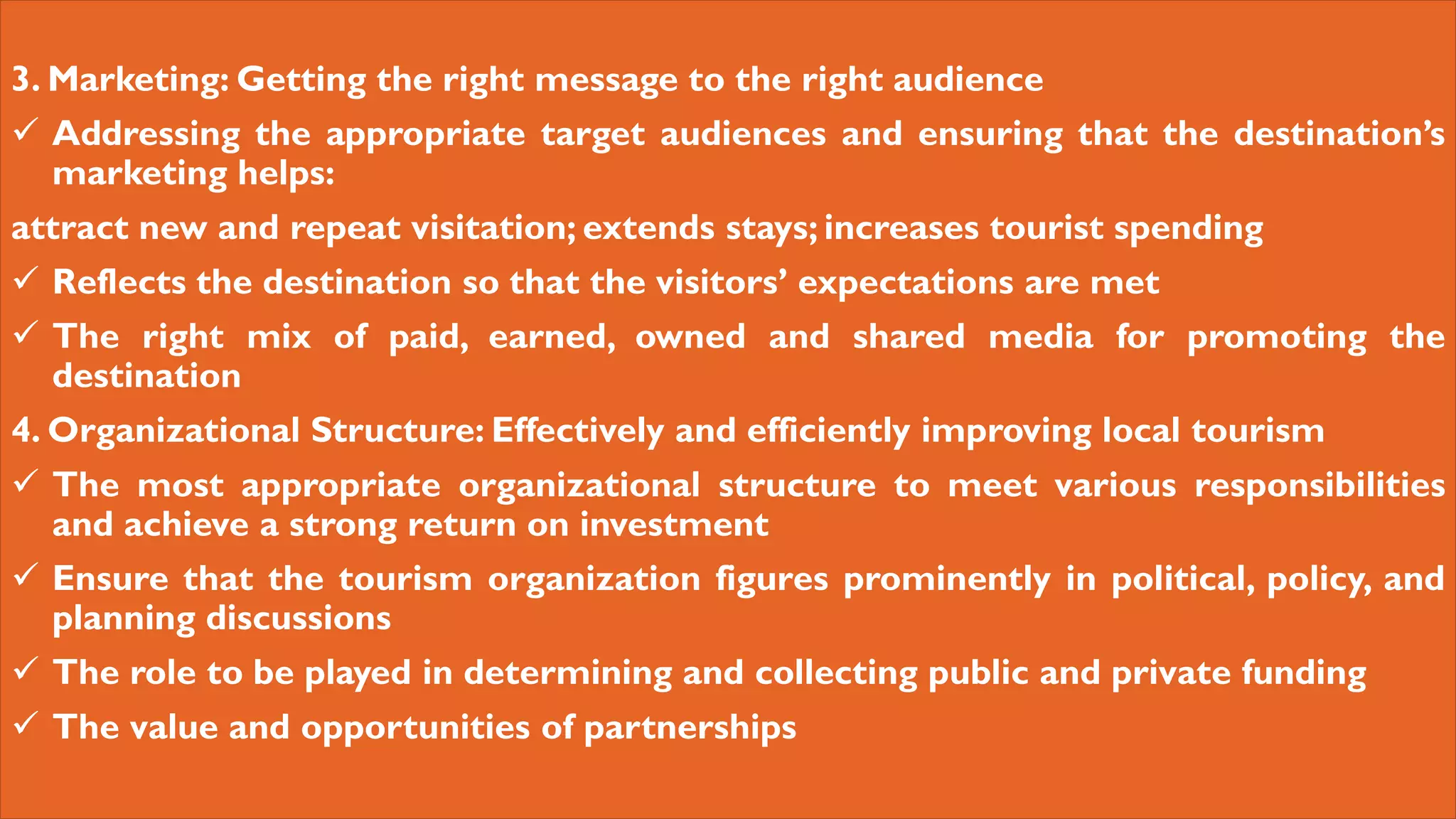 Chapter 2 Strategic Planning and Management (Destination Management) | PDF