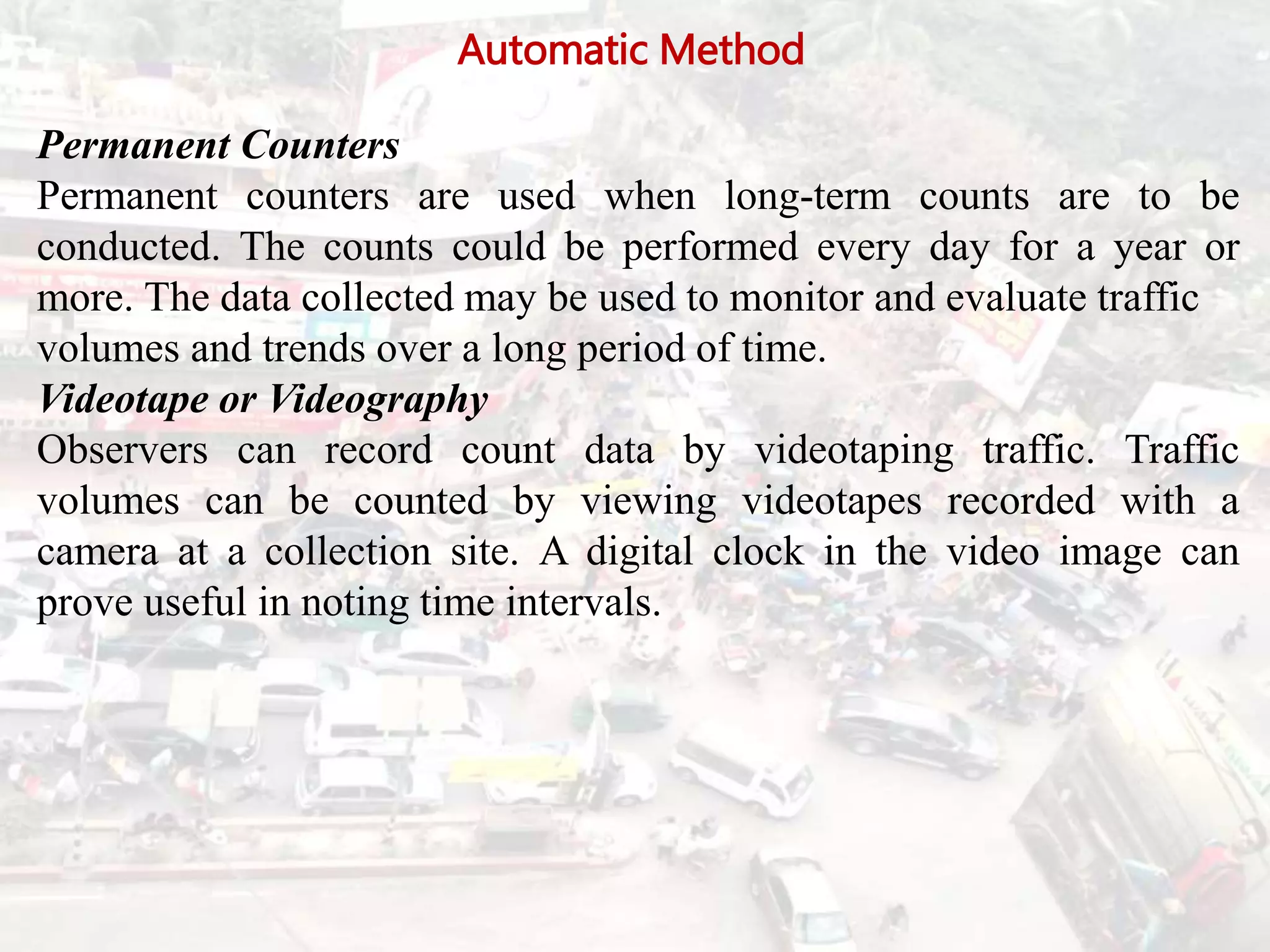Chapter 2 traffic studies | PPTX
