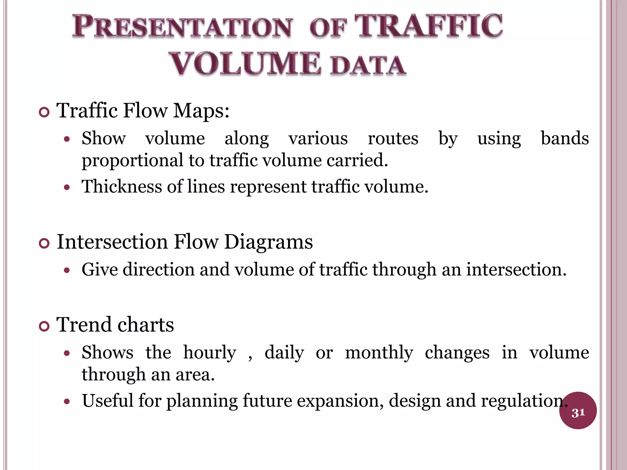 Chapter 2 traffic studies | PPTX