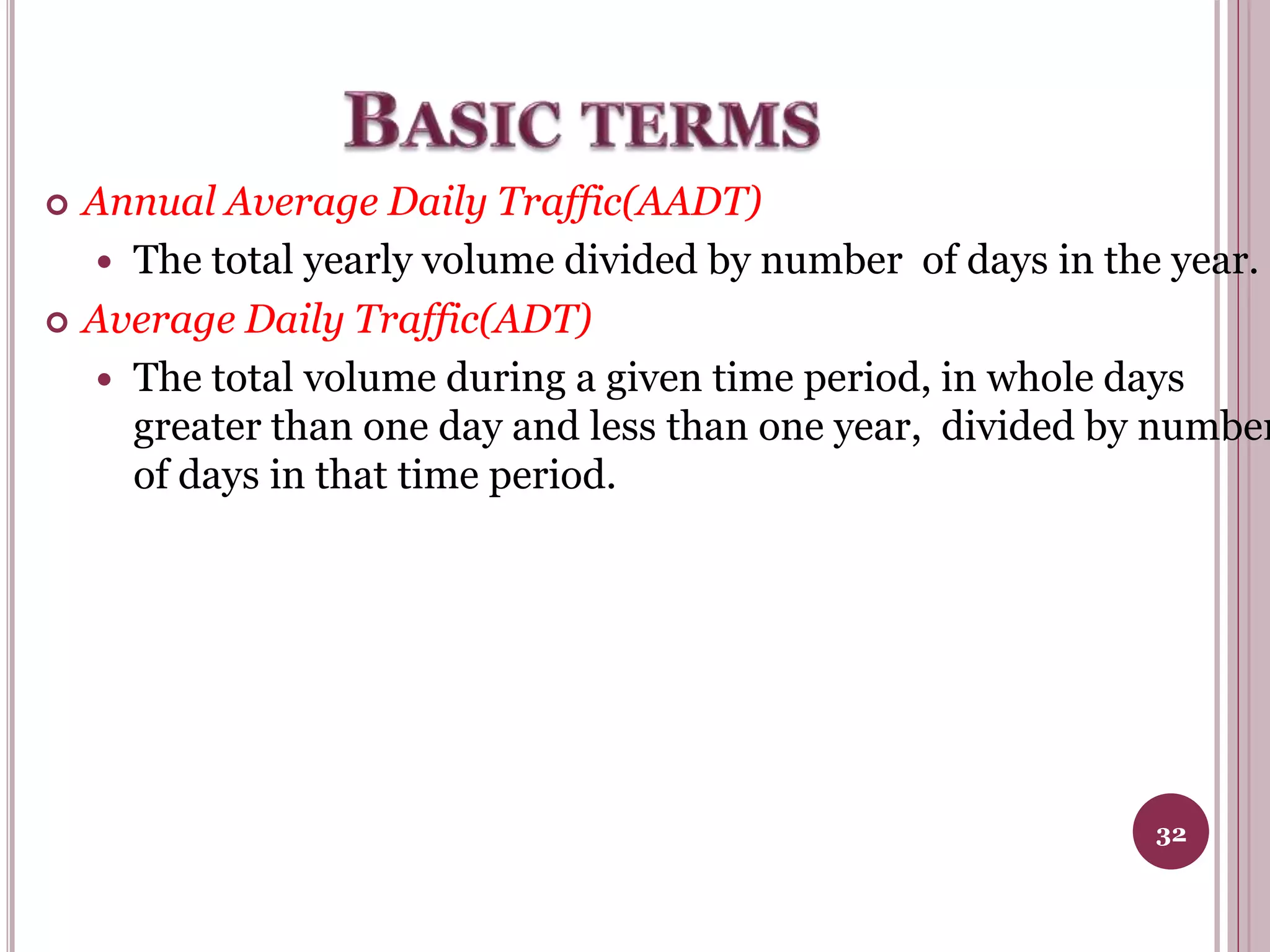 Chapter 2 traffic studies | PPTX