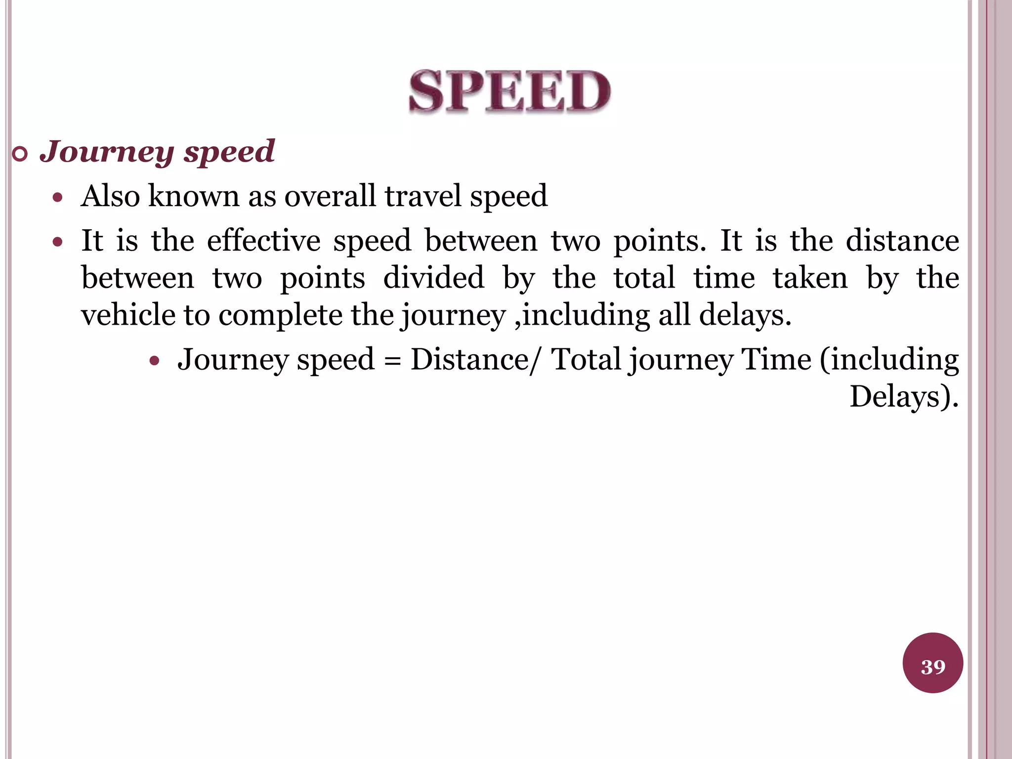 Chapter 2 traffic studies | PPTX