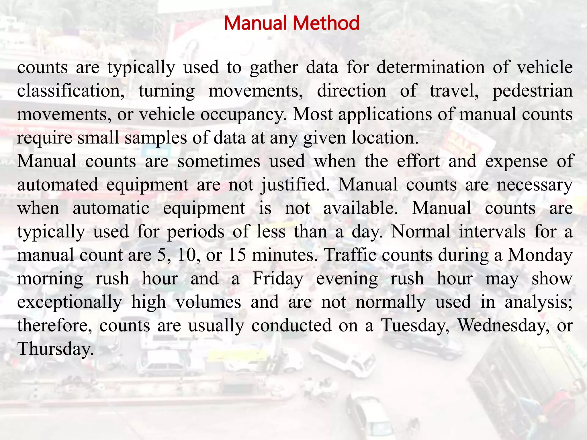 Chapter 2 traffic studies | PPTX