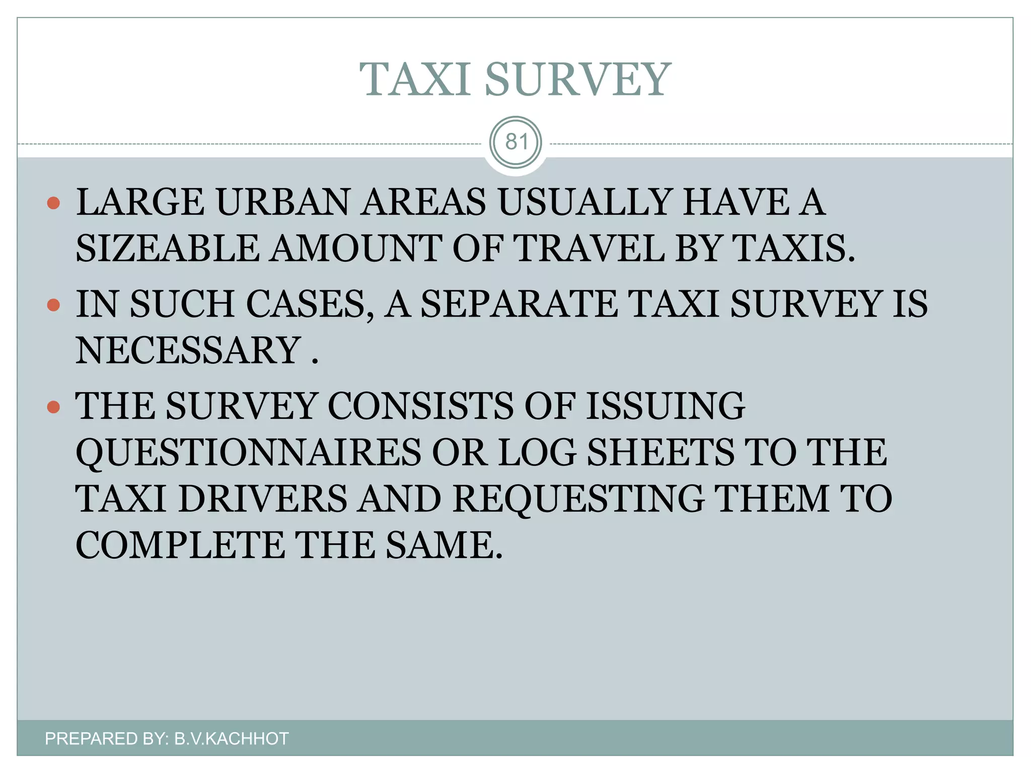 Chapter 2 traffic studies | PPTX