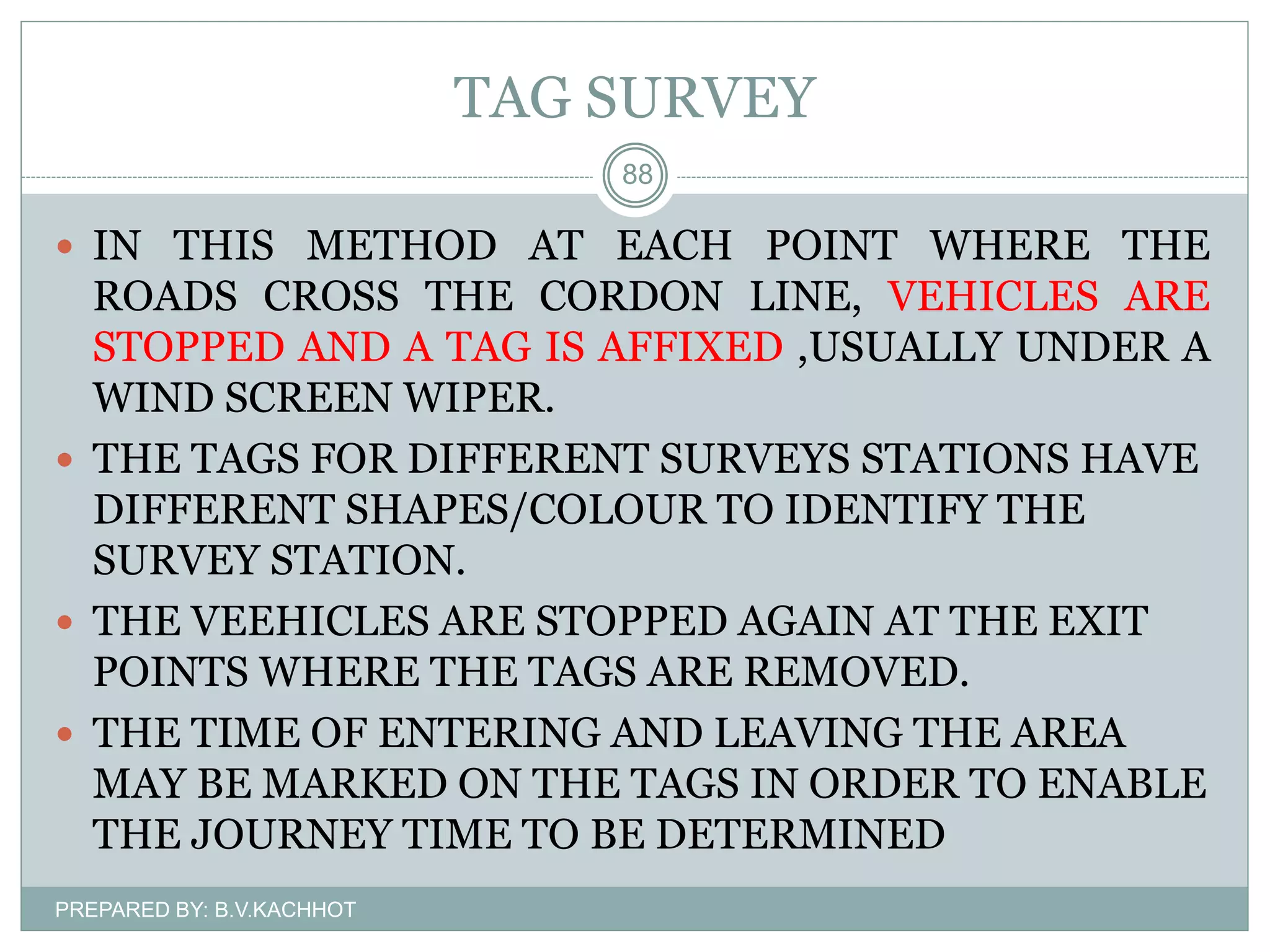 Chapter 2 traffic studies | PPTX