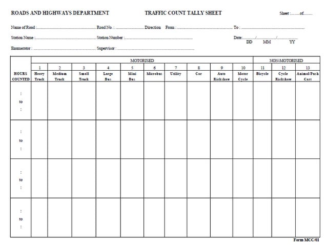 Chapter 2 traffic studies | PPTX
