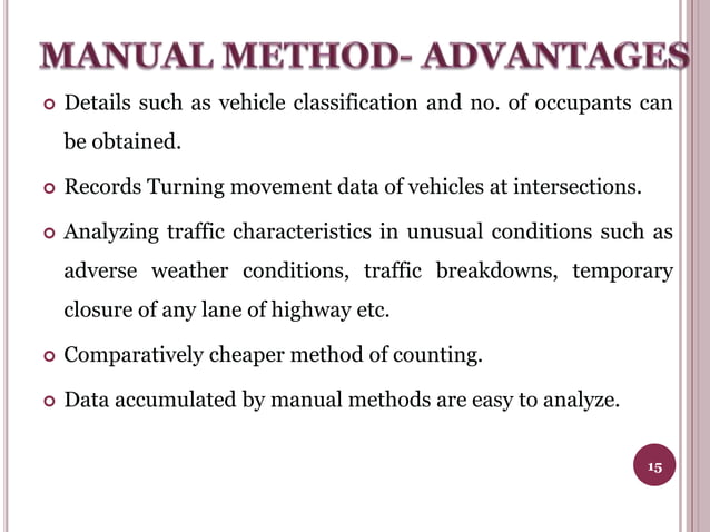 Chapter 2 traffic studies | PPTX