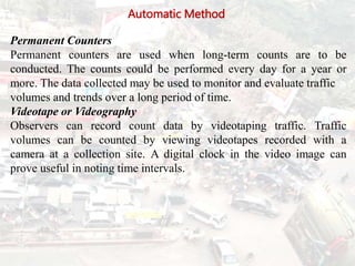 Chapter 2 traffic studies | PPTX
