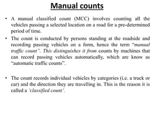Chapter 2 traffic studies | PPTX