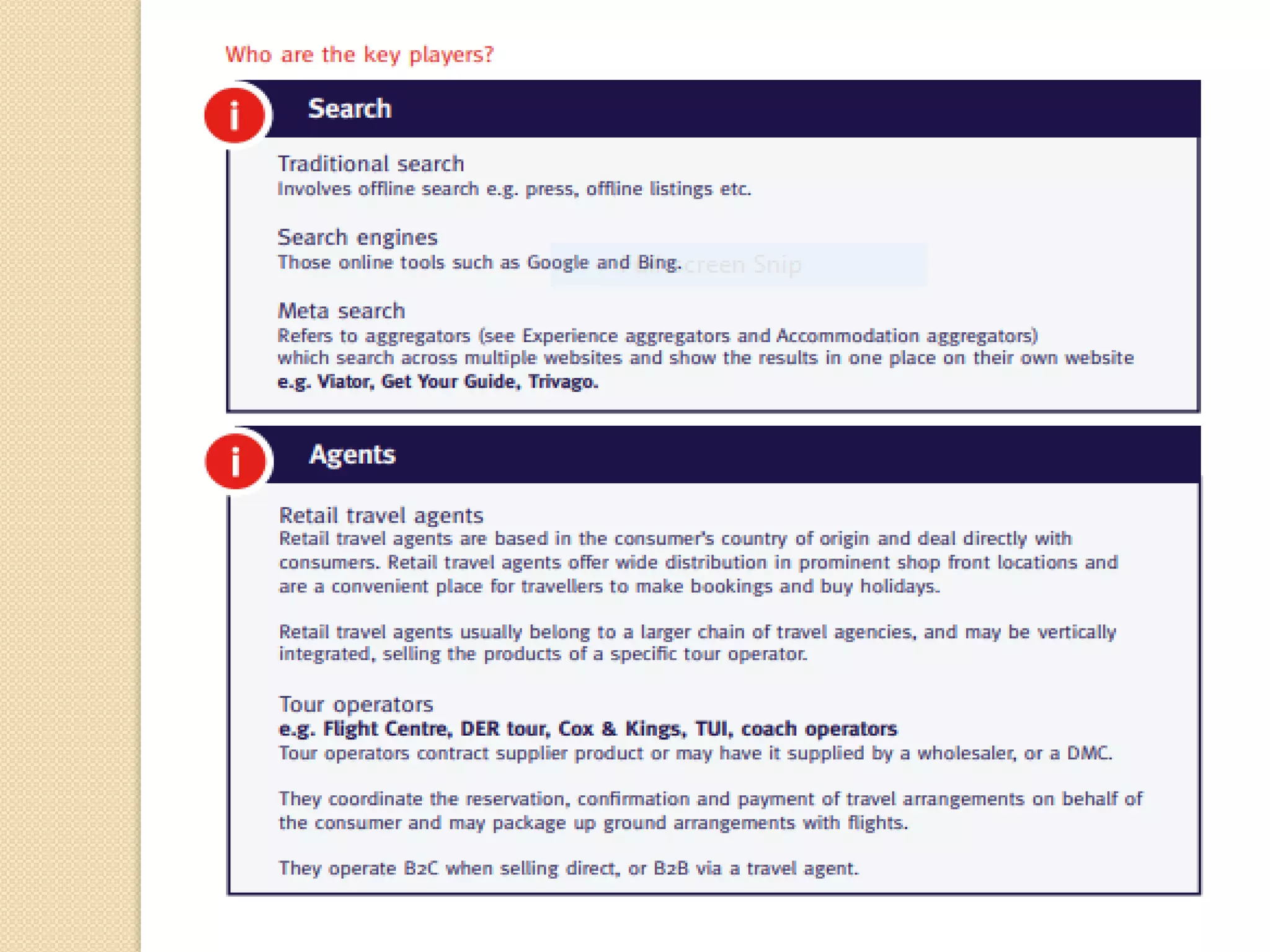 Types of Tour Operations (Travel Agency & Tour Operations) | PDF