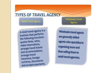 Types of Tour Operations (Travel Agency & Tour Operations) | PDF
