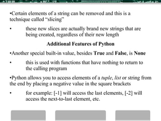 Python Programming - Chapter 3 | PPT