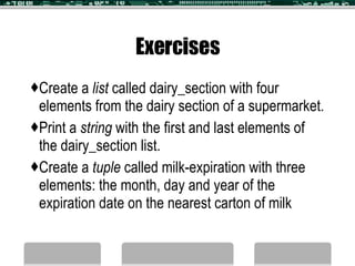 Python Programming - Chapter 3 | PPT