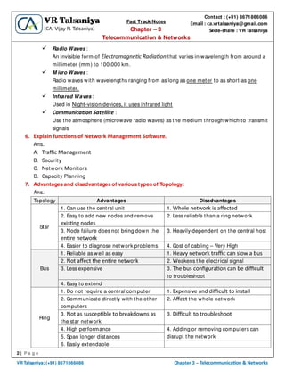 Chapter - 3 : Telecommunication & Networks | PDF