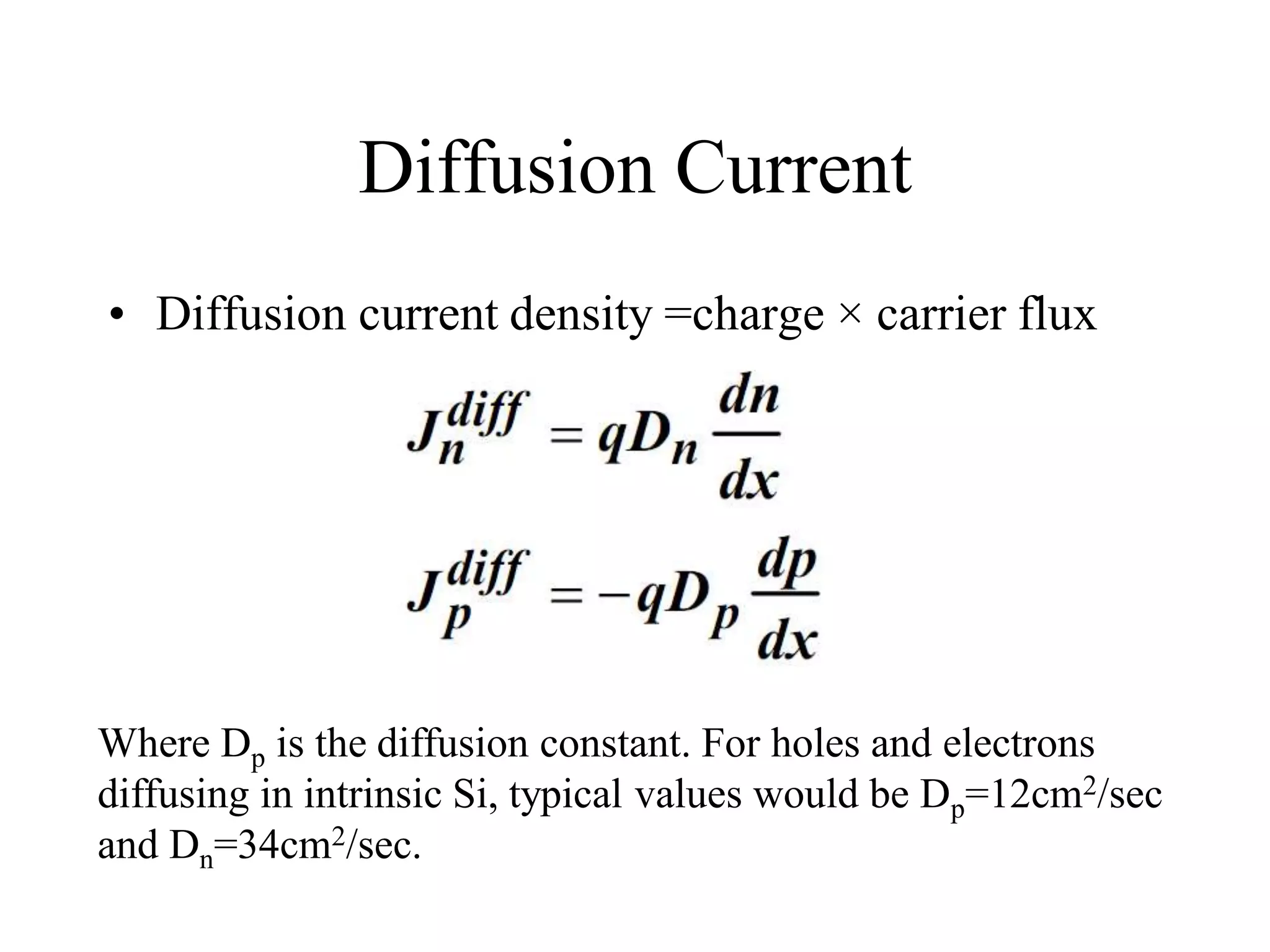 Electronics 1 : Chapter # 03 : Moving charge carriers | PDF