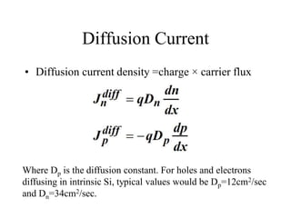 Electronics 1 : Chapter # 03 : Moving charge carriers | PDF