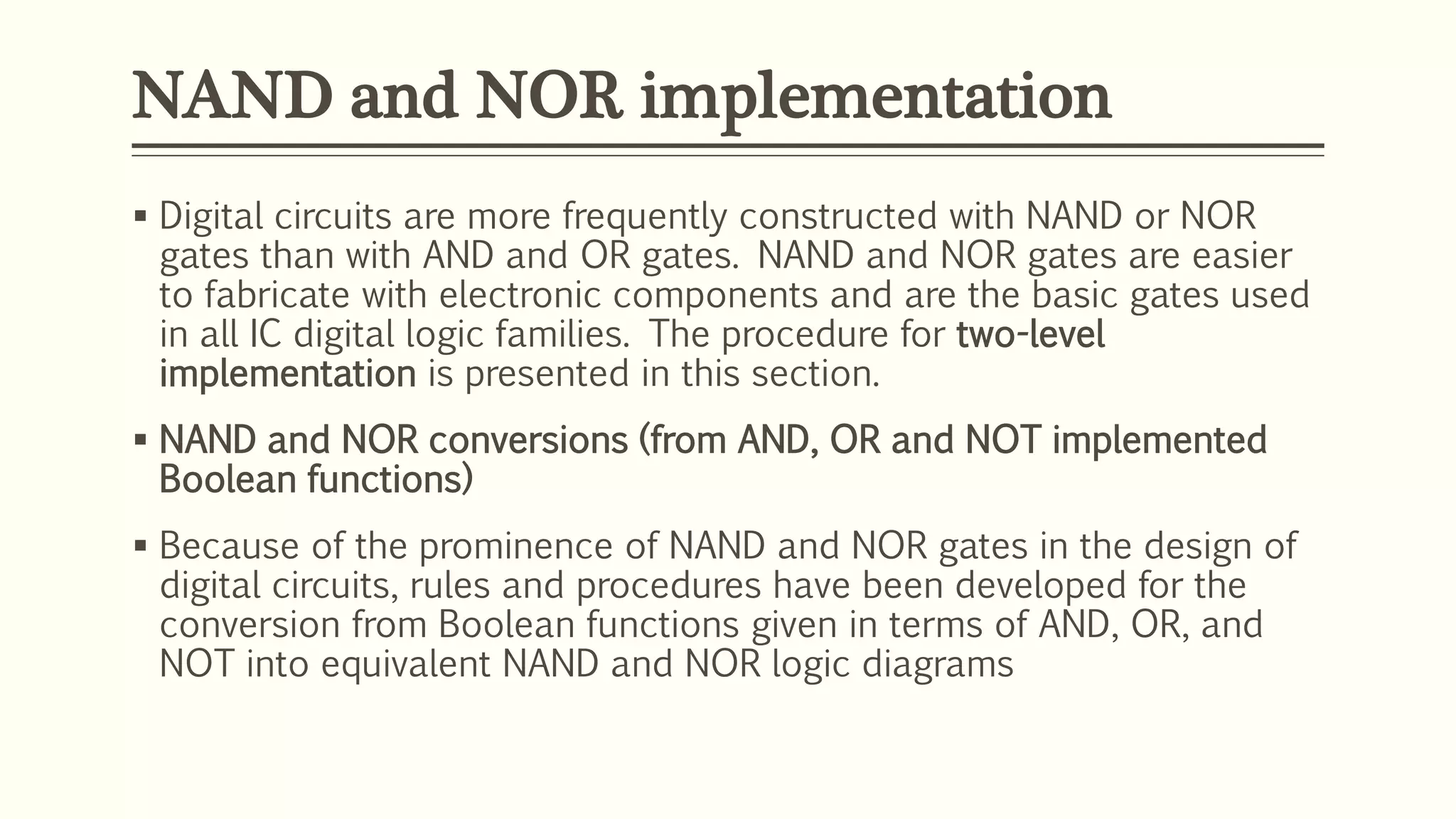 Chapter 3: Simplification of Boolean Function | PPTX
